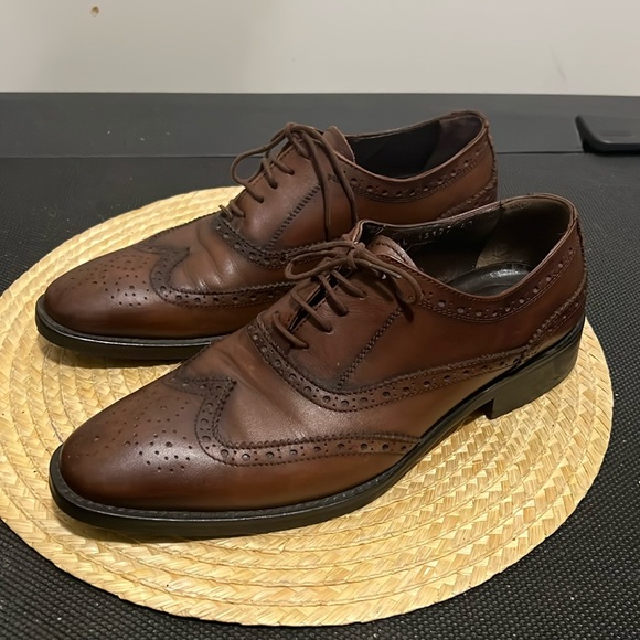 Harry Rosen | Shoes | Harry Rosen Leather Oxford Wingtip Dress Shoes ...